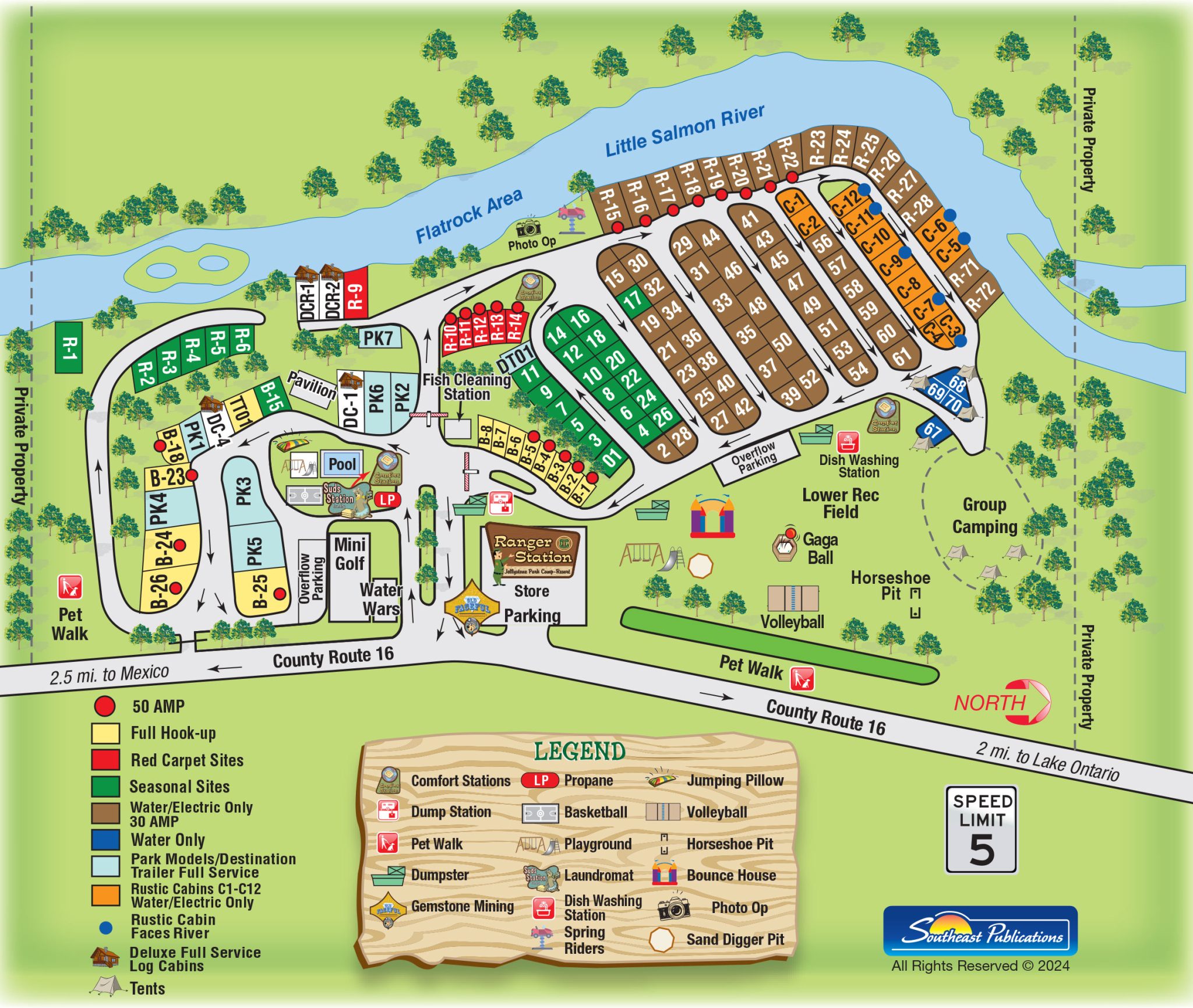 Campsite Map – Yogi Bear Jellystone Park™ Mexico NY